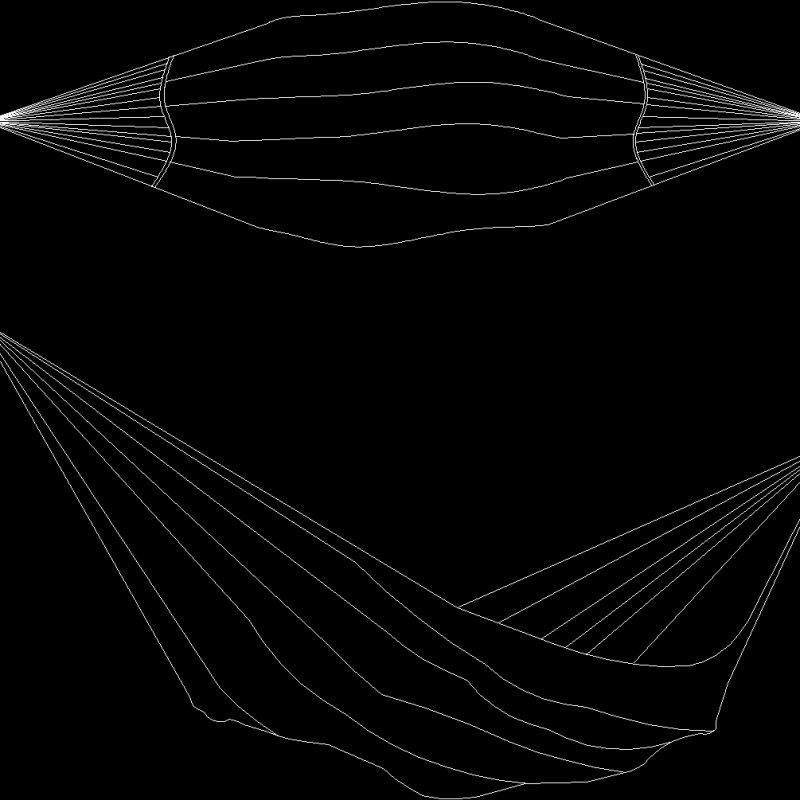 Hammock 2D DWG Block for AutoCAD • Designs CAD