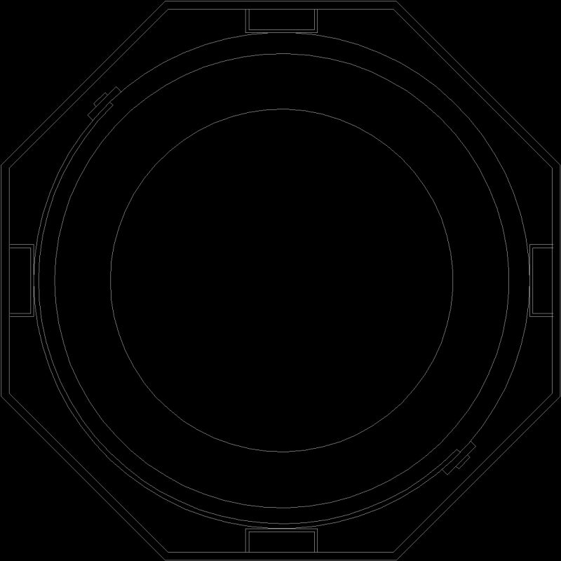 Hospital - Bucket 12 Liters DWG Elevation for AutoCAD • Designs CAD