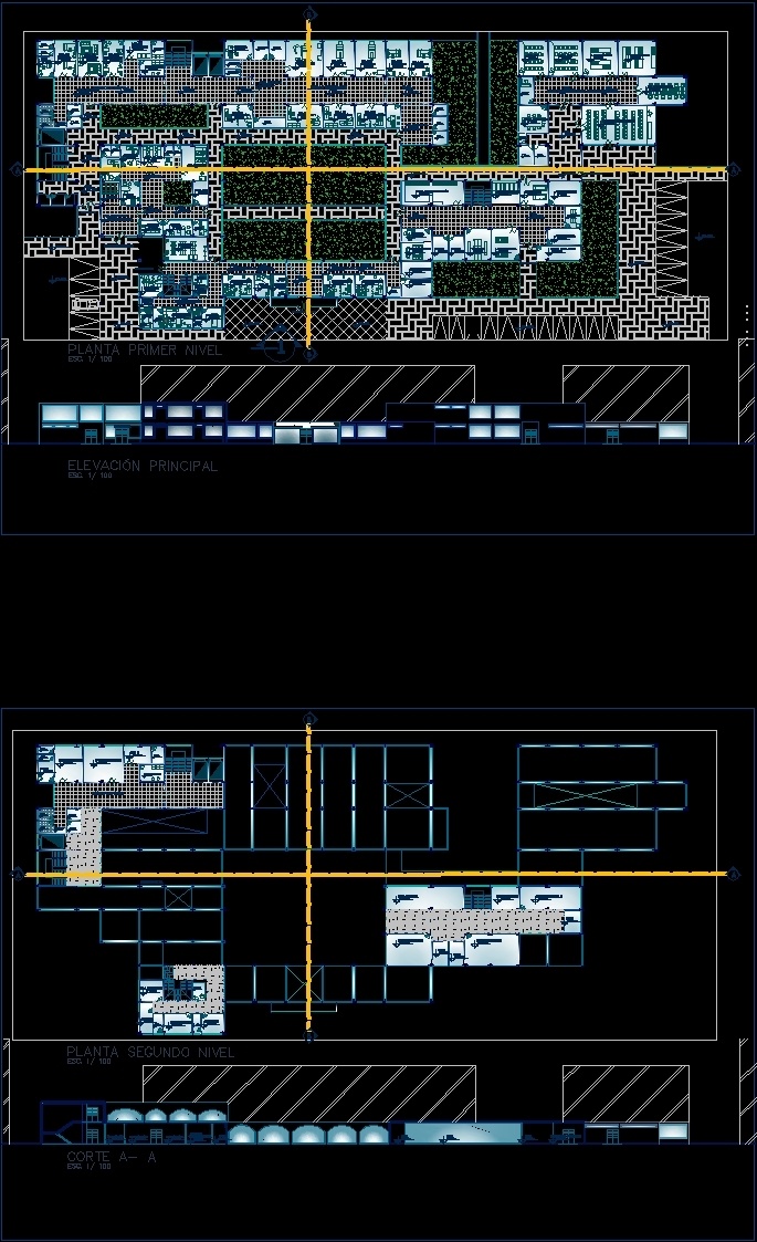 Hospital DWG Block for AutoCAD • Designs CAD