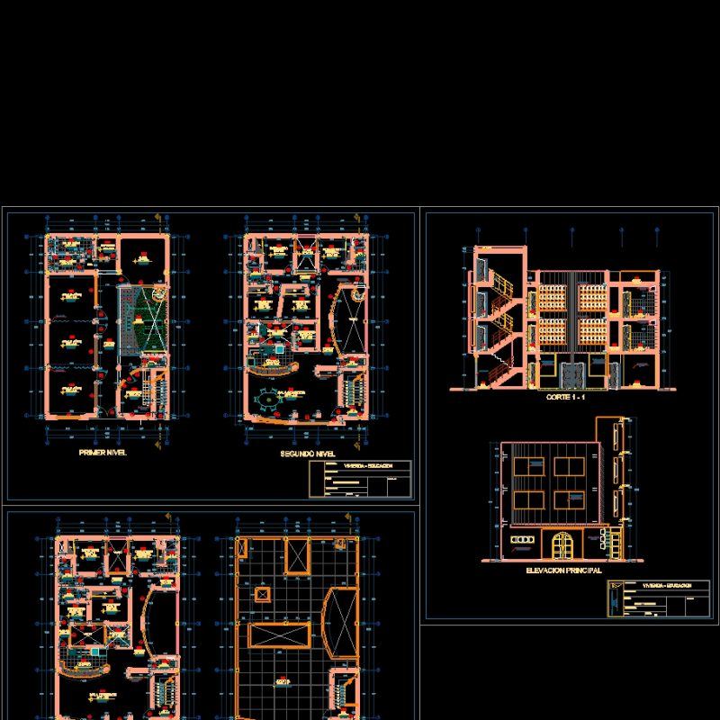 Housung - College DWG Block for AutoCAD • Designs CAD