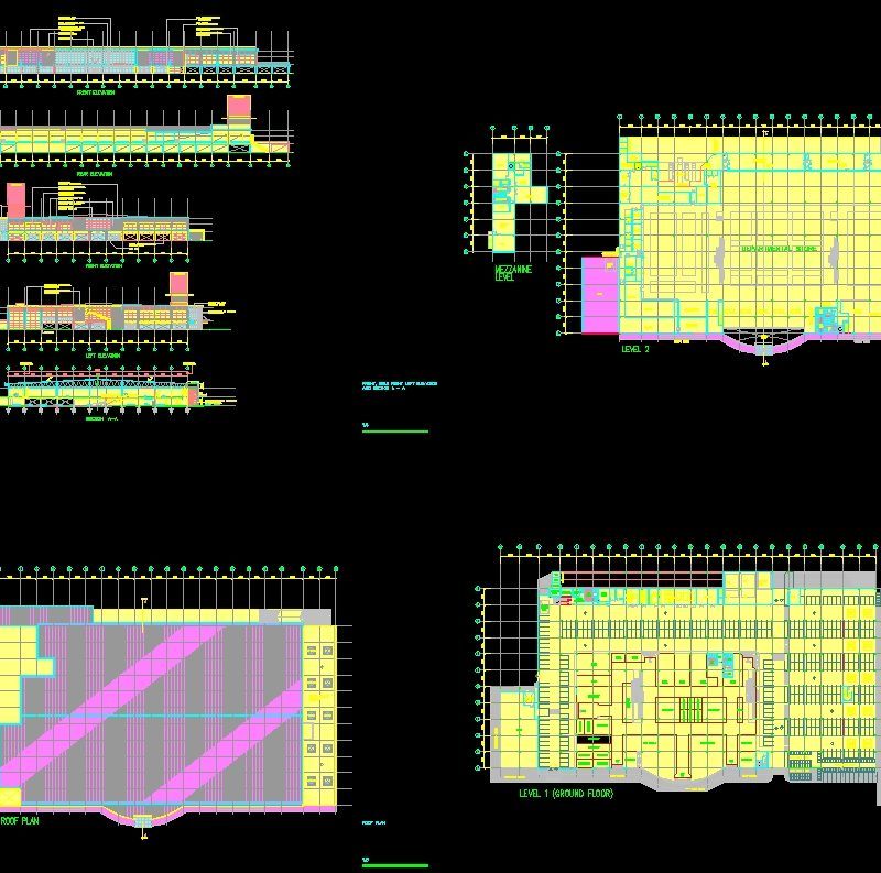 Hypermarket DWG Section for AutoCAD • Designs CAD