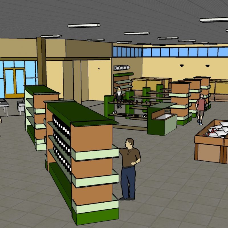 Shopping Center 3D DWG Model for AutoCAD • Designs CAD