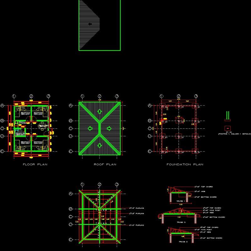 Little House DWG Block for AutoCAD • Designs CAD