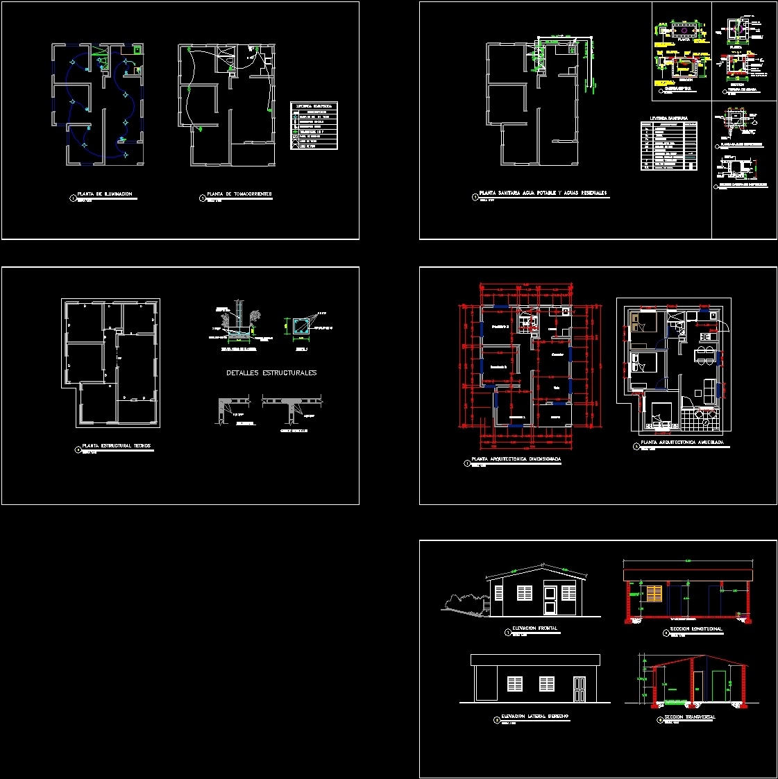 Low Income Housing, 3 Bedrooms, 538 Sq Ft DWG Block for AutoCAD ...