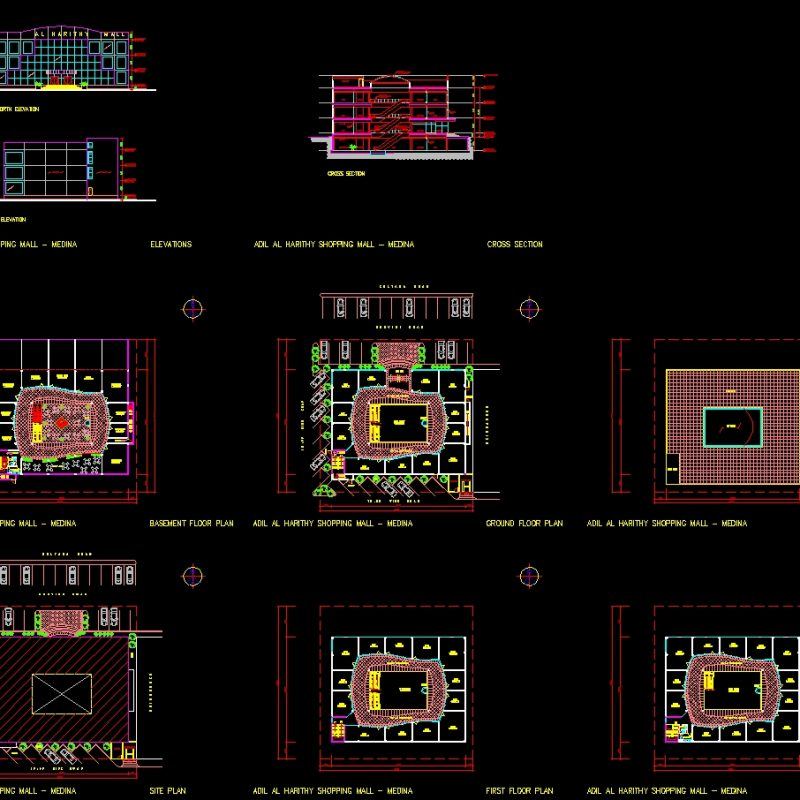 Mall DWG Detail for AutoCAD • Designs CAD