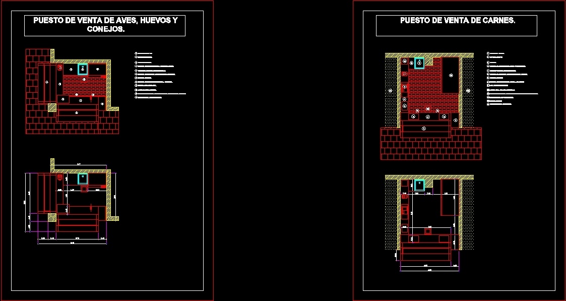 Market - Department Stores DWG Block for AutoCAD • Designs CAD