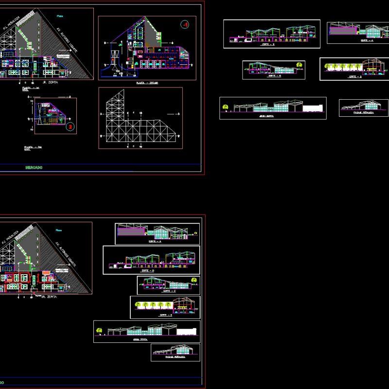 Market DWG Section for AutoCAD • Designs CAD