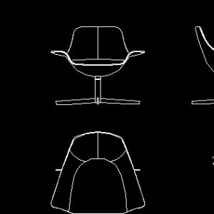 Modern Office Chairs DWG Block for AutoCAD | Designs CAD