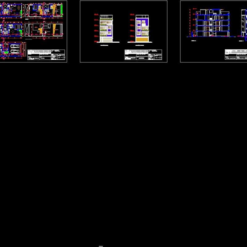 Multi Family Building To Rent DWG Block for AutoCAD • Designs CAD