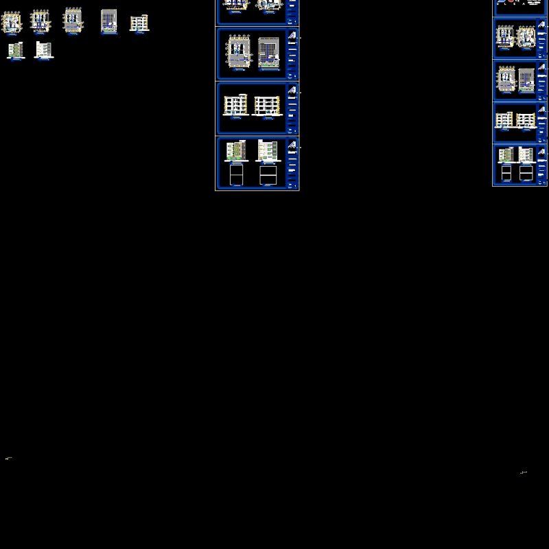 Multifamily Housing Project Building Departments DWG Full Project for ... Multifamily Housing Project Building Departments DWG Full Project for ...