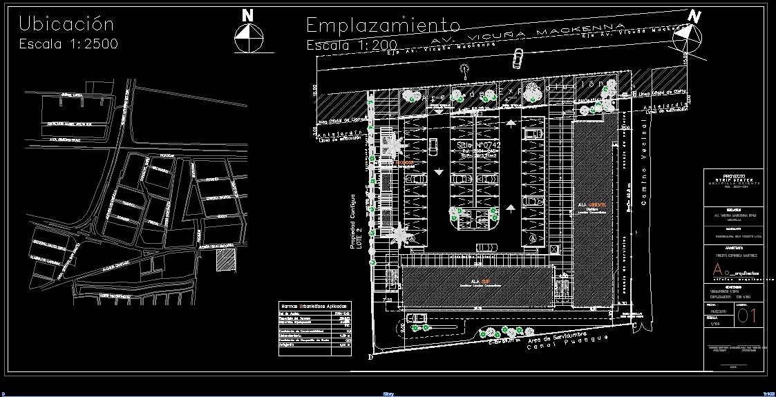 Neighborhood Shopping Mall DWG Plan for AutoCAD • Designs CAD
