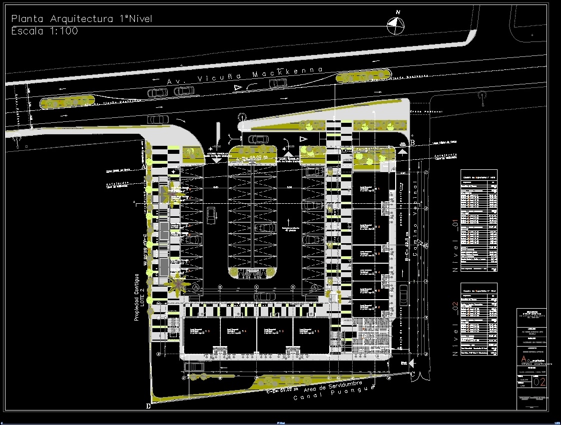Shopping Mall Floor Plan DWG