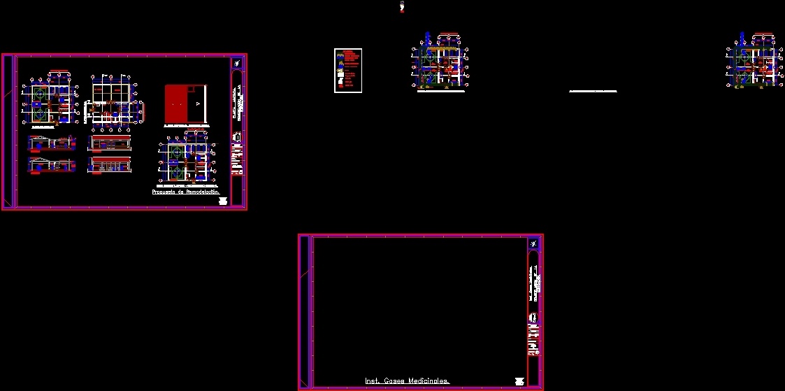 Outpatient Surgery Room--Gas Installations, Piping DWG Plan for AutoCAD ...