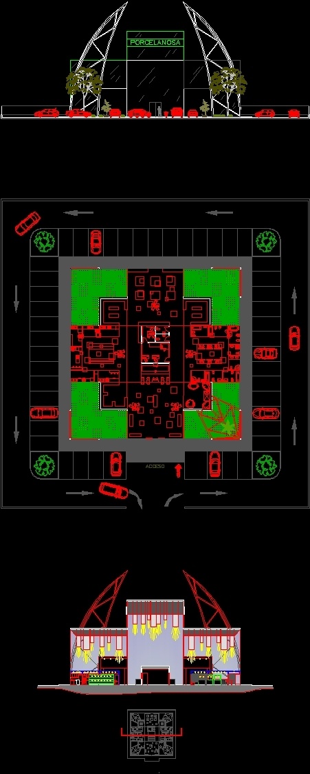 Plant; Elevation And Section Plant Shop DWG Section for AutoCAD ...