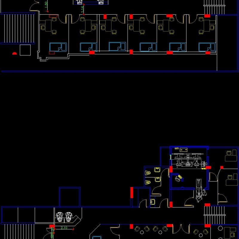 Polyclinic DWG Block for AutoCAD | DesignsCAD