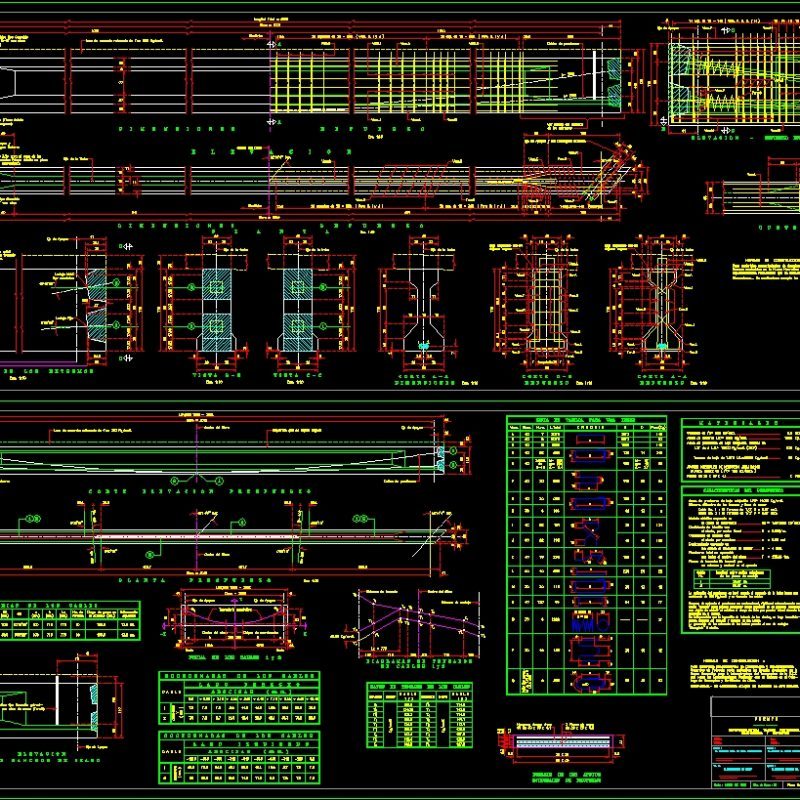 Postensioned Beam DWG Block for AutoCAD • Designs CAD