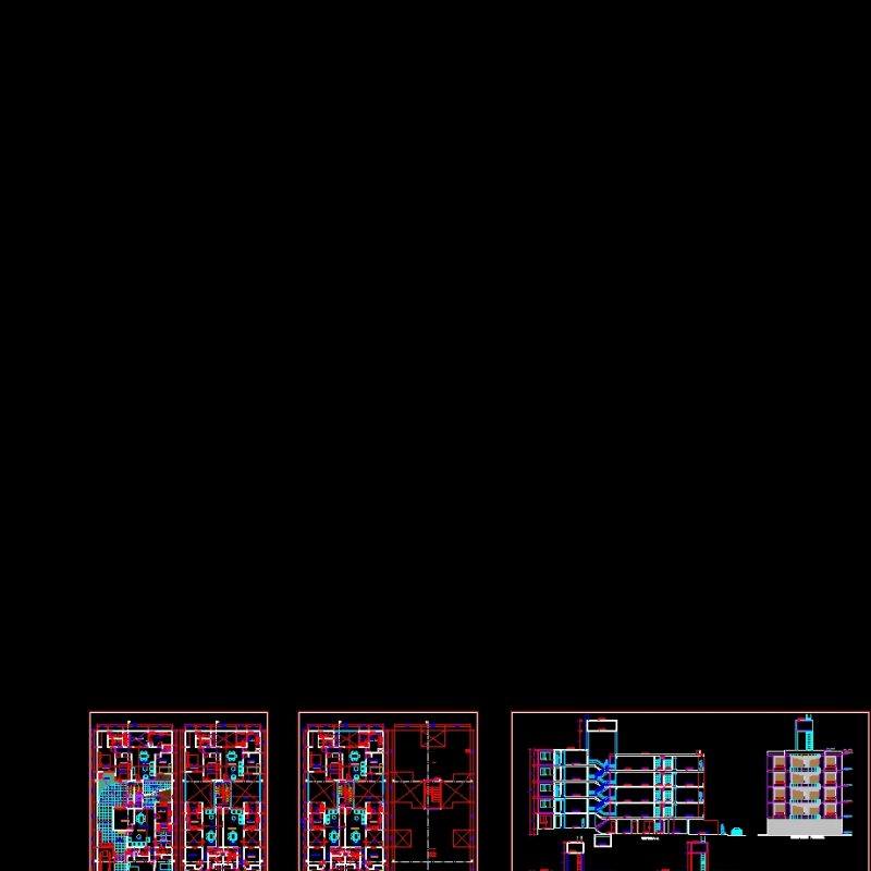 Proyectt Building DWG Block for AutoCAD • Designs CAD