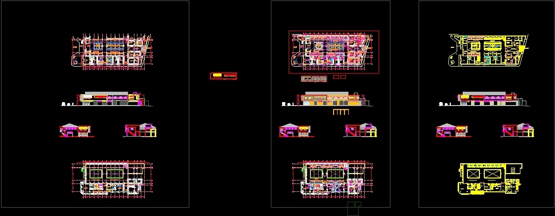 Public Market DWG Block for AutoCAD • Designs CAD