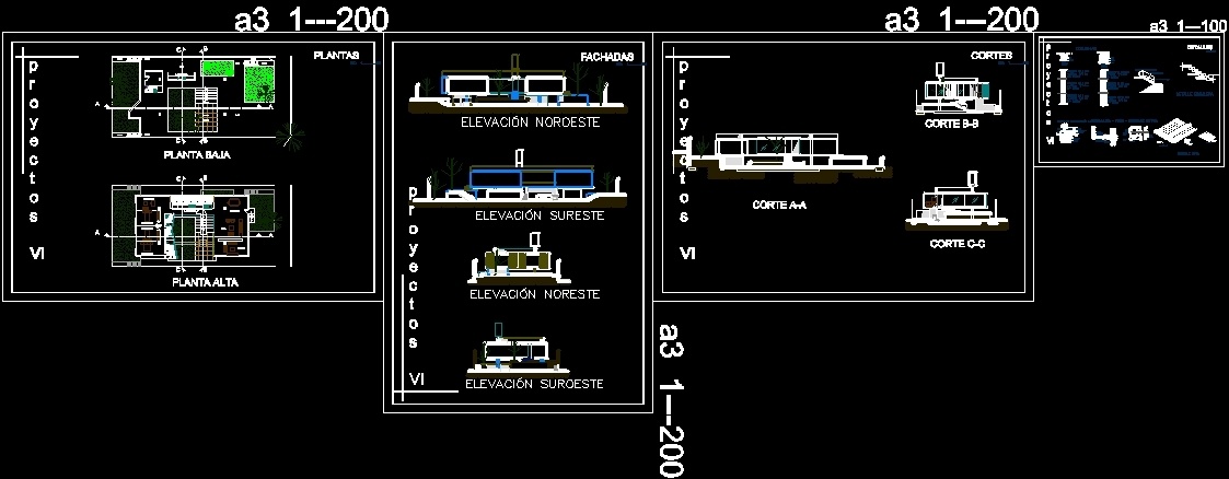 Residence Ribeirao Angelo Bucci DWG Full Project for AutoCAD • Designs CAD