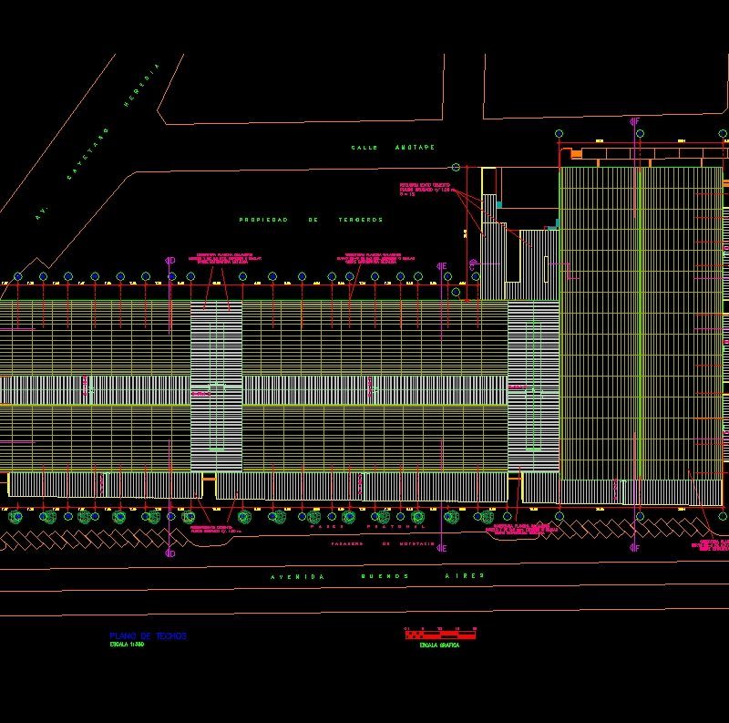 Retail Market DWG Section for AutoCAD • Designs CAD