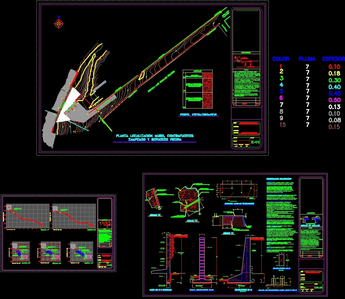 Retaining Wall DWG Block For AutoCAD Designs CAD