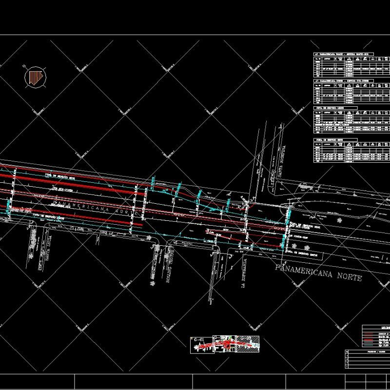 Road Interchange - Highway DWG Detail for AutoCAD • Designs CAD