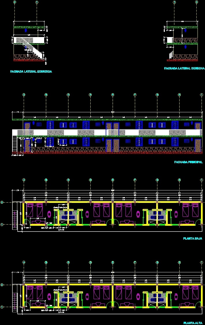Rooms Type Studios - Architecture DWG Block for AutoCAD • Designs CAD