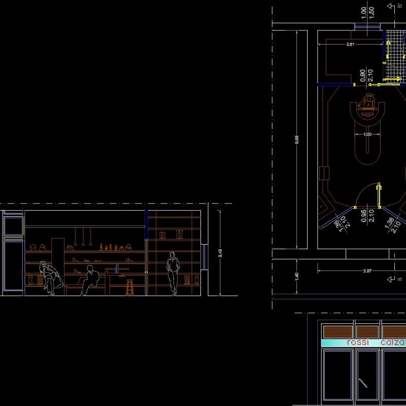 Rossi Footwear DWG Block for AutoCAD • Designs CAD