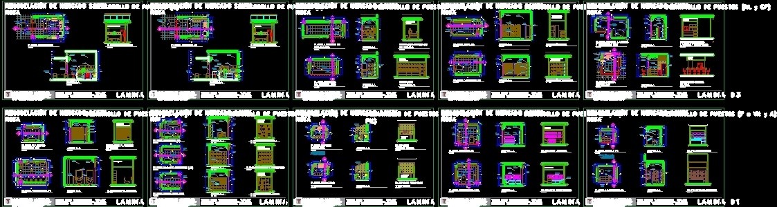 Santa Rosa Market DWG Full Project for AutoCAD • Designs CAD