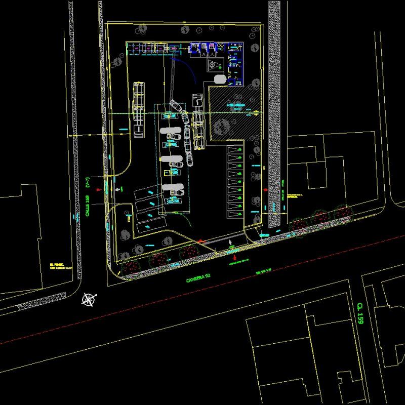 Service Station DWG Block for AutoCAD • Designs CAD
