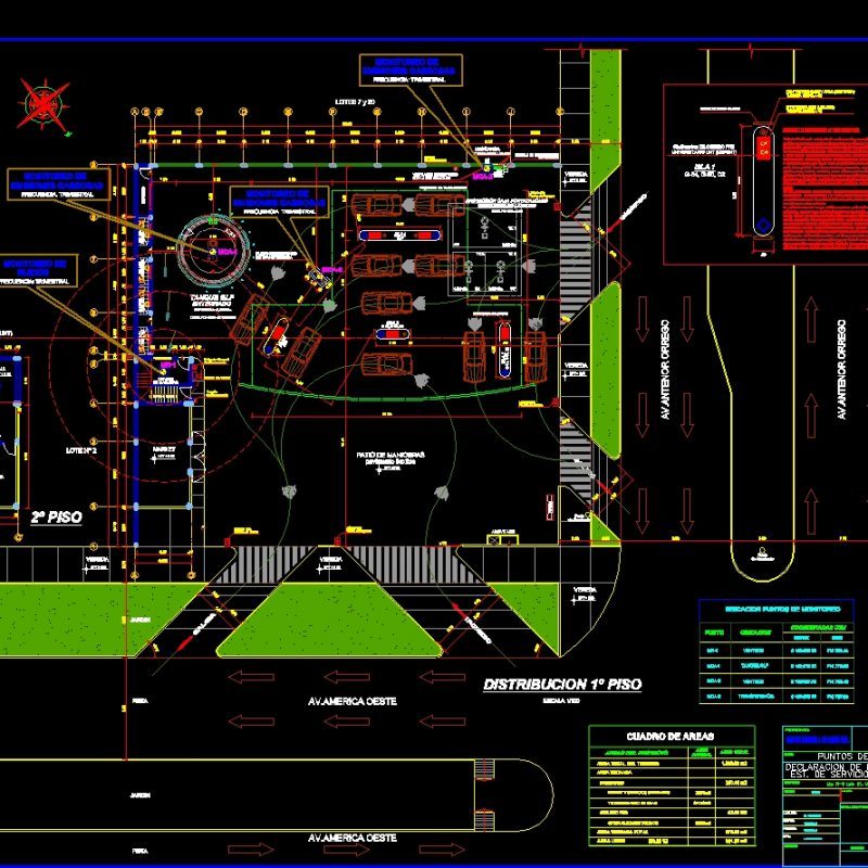 Service Station DWG Block for AutoCAD • Designs CAD