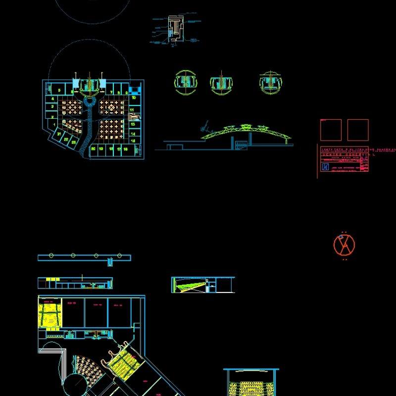 Shoppin Center DWG Section for AutoCAD | DesignsCAD