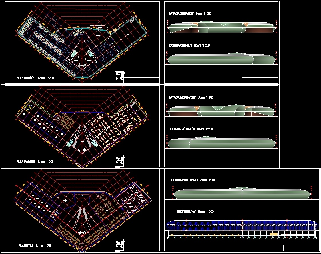 Shopping Center / Center / Shopping DWG Block for AutoCAD • Designs CAD