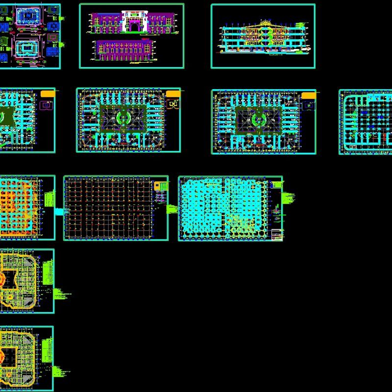 Shopping Center DWG Block for AutoCAD • Designs CAD