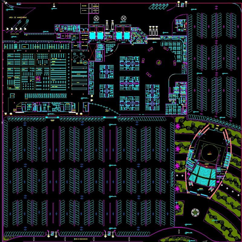 Shopping Center DWG Block for AutoCAD • Designs CAD