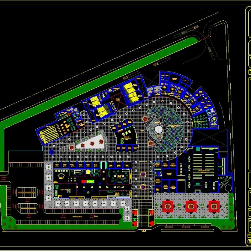 Shopping Center DWG Block for AutoCAD • Designs CAD