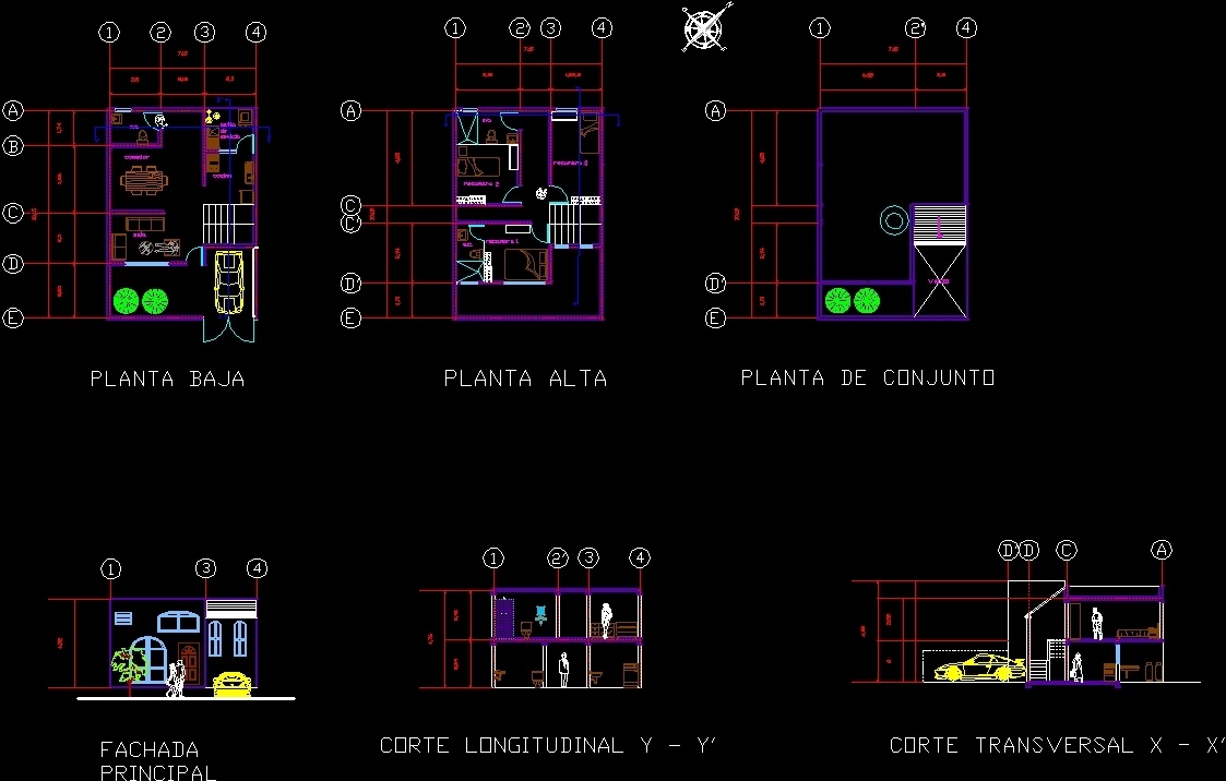 Simple Housing - DWG Block for AutoCAD • Designs CAD