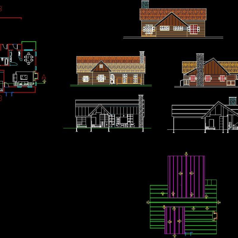 Single House DWG Block for AutoCAD • Designs CAD