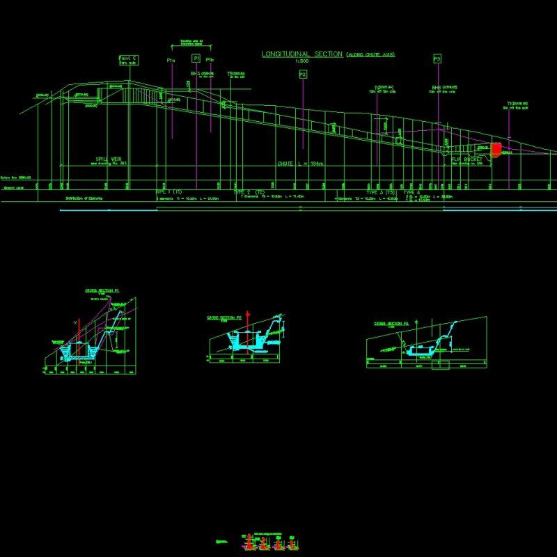 Spillway DWG Block for AutoCAD • Designs CAD