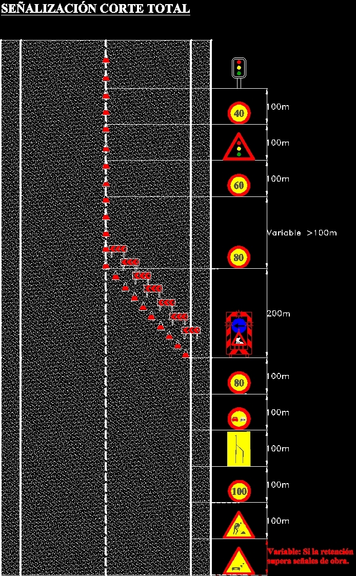 Standard Highway Signs - Distances DWG Block for AutoCAD • Designs CAD