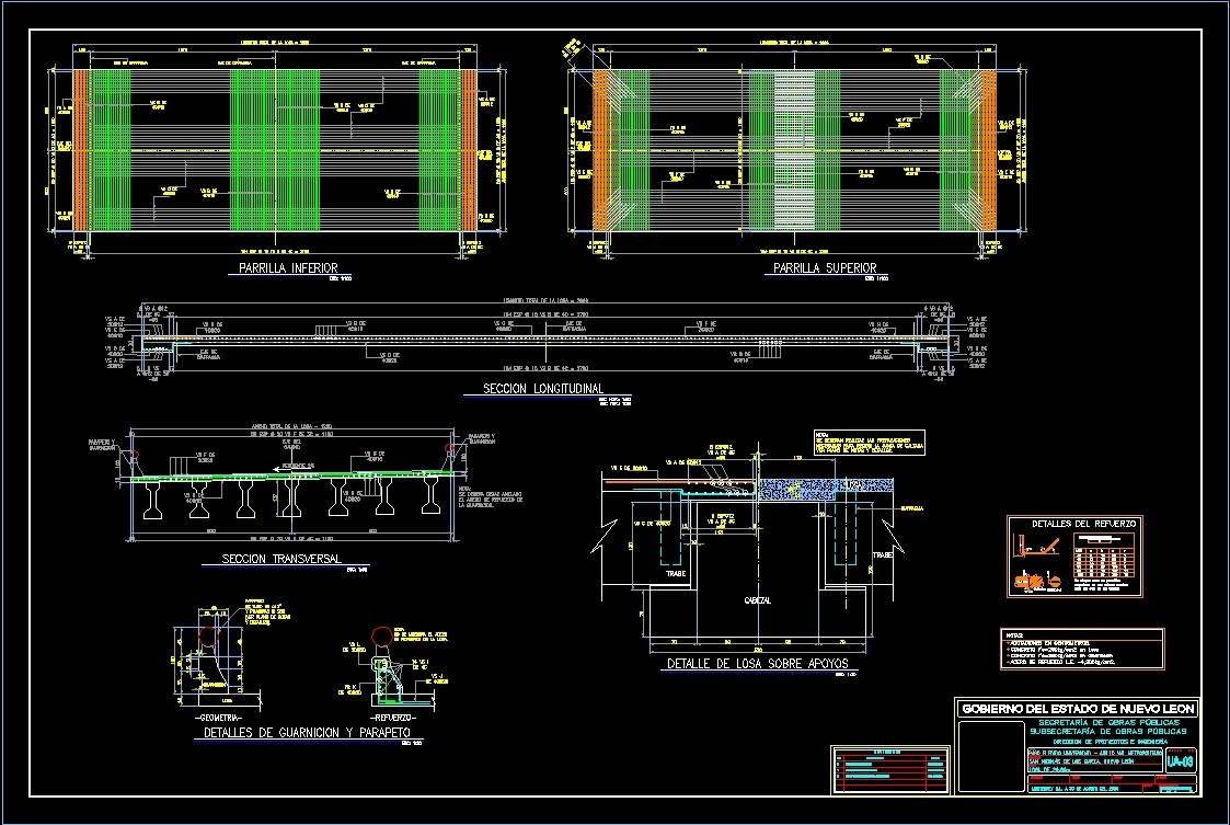 Step Gradient - Concrete Bridge DWG Full Project for AutoCAD • Designs CAD