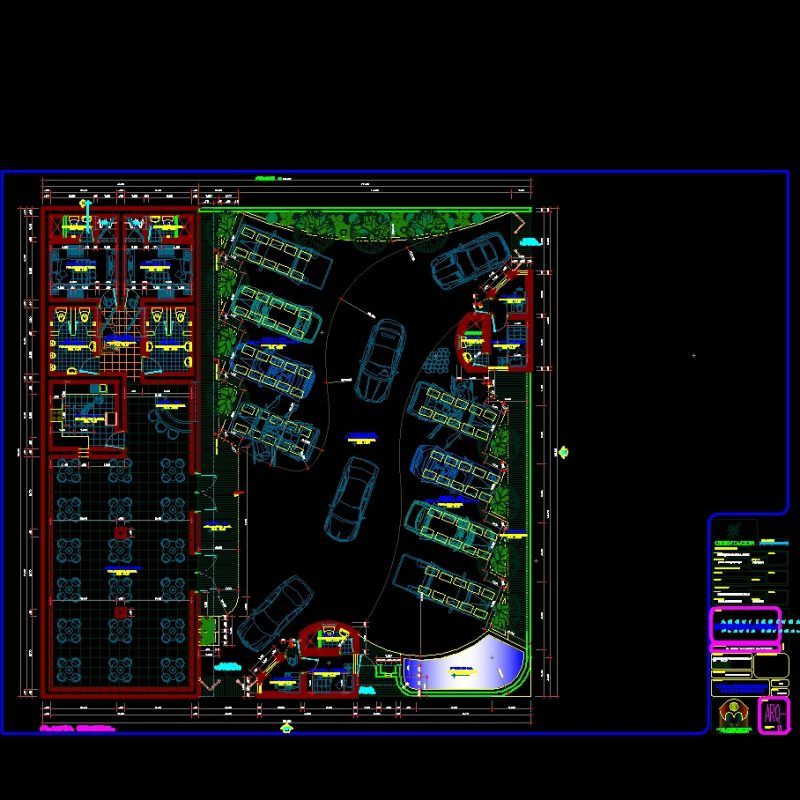 Store - Apartment Building DWG Section for AutoCAD • Designs CAD