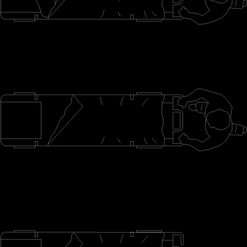 Stretchers Stretchers DWG Block for AutoCAD • Designs CAD