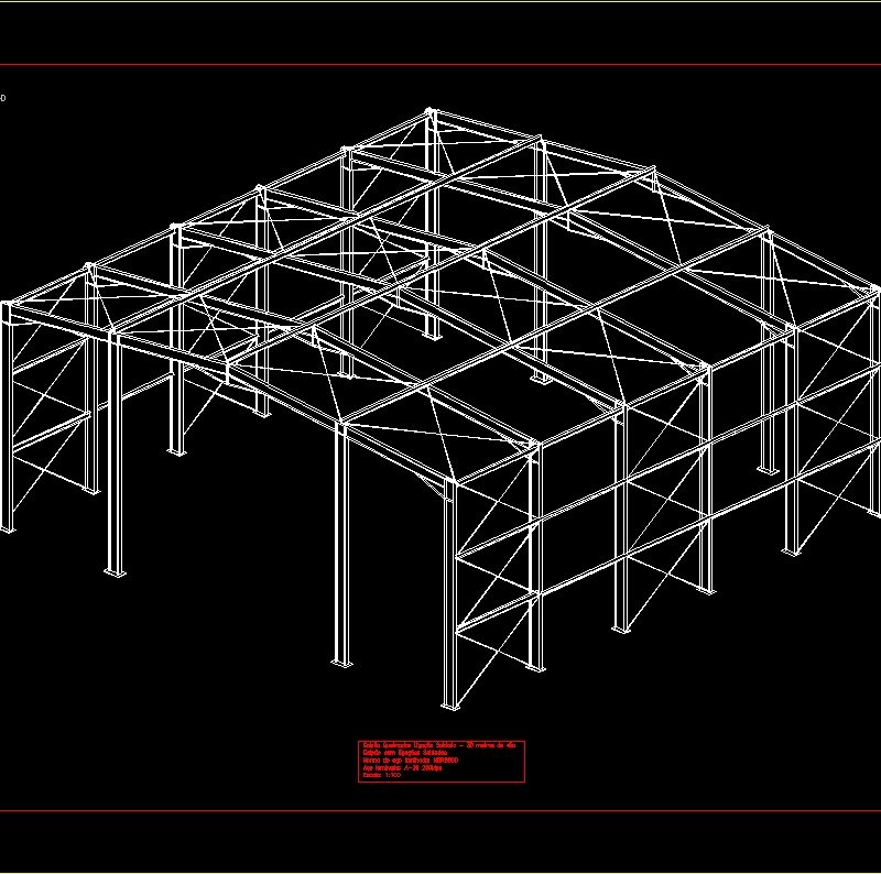 Structural Project Barn DWG Full Project for AutoCAD | DesignsCAD