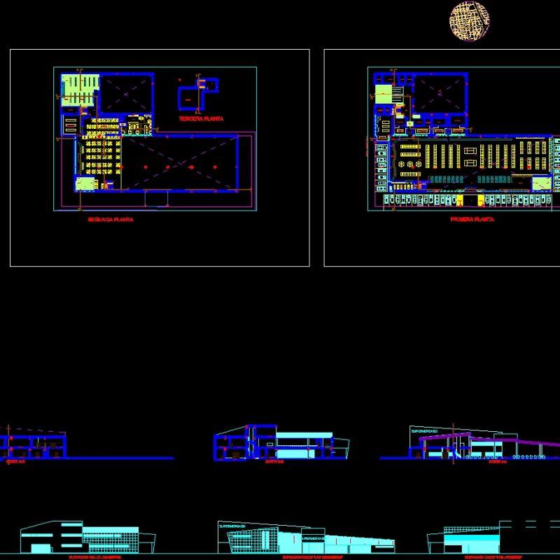 Super Market DWG Section for AutoCAD | DesignsCAD