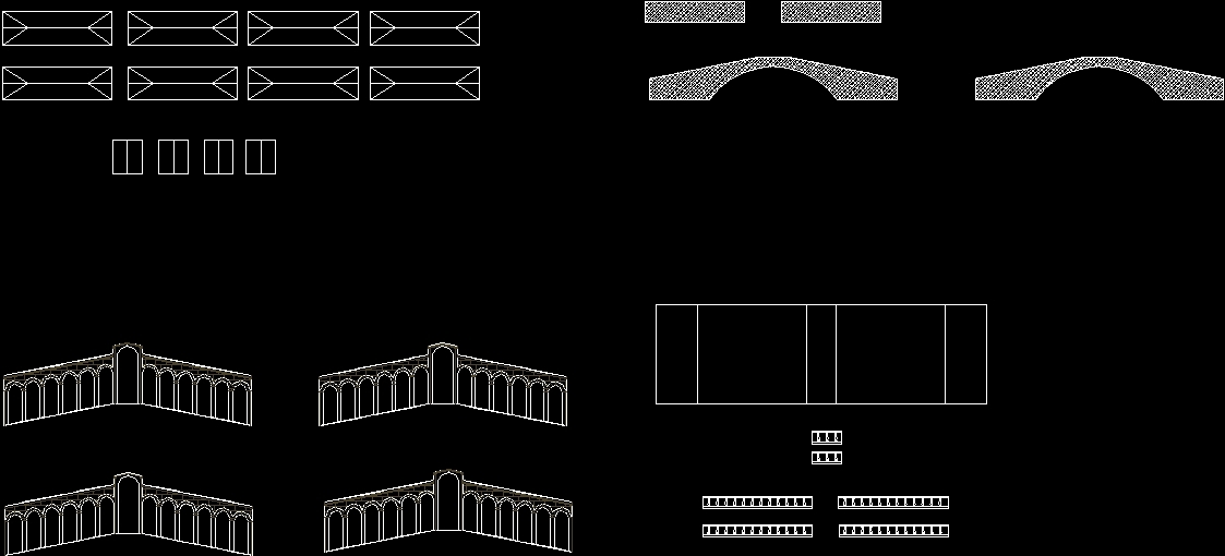 Ttemplate Model Of The Rialto Bridge DWG Model for AutoCAD • Designs CAD