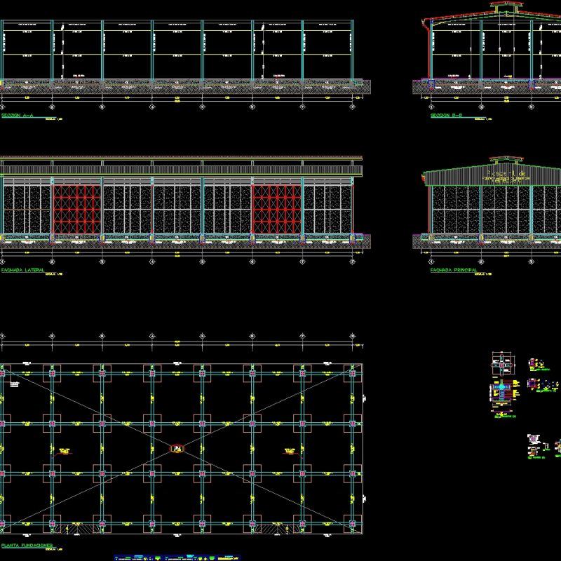 Warehouse DWG Section for AutoCAD • Designs CAD