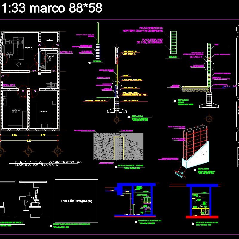 X Ray Room DWG Detail for AutoCAD • Designs CAD