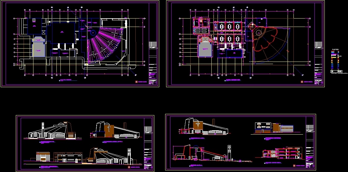Architectural Plans - Chapel Santa Maria DWG Plan for AutoCAD • Designs CAD