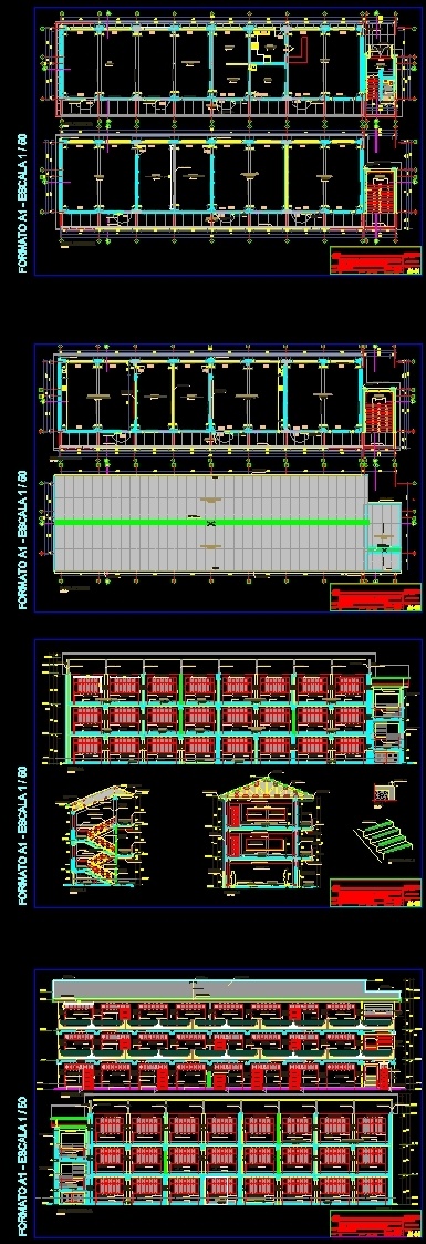 Architecture Institute Higher Ground Ground Distribution DWG Block for ...